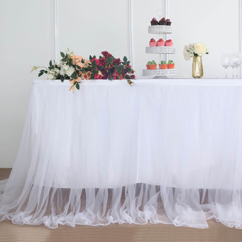 Tulle Table Skirt - Etsy