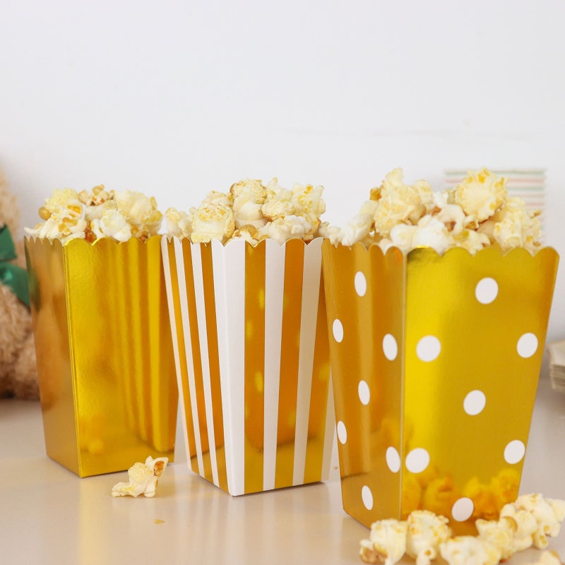 Stripe Popcorn Boxes - Etsy