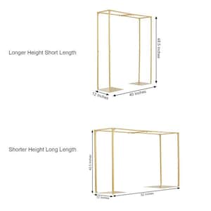 48" | Adjustable Over the Table Stand, Square Metal Arch, Wedding Decor ...