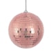 4 Pack 6 Blush Rose Gold Disco Ball Ornaments, Mirror Foam Ball With ...