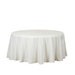 120" Ivory Polyester Round Tablecloth - Etsy