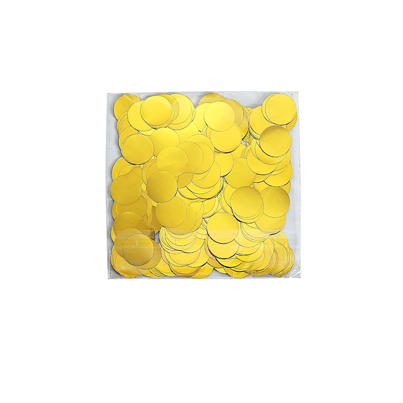 18 Grams | Gold Round Foil Metallic Table Confetti Dots, Balloon ...