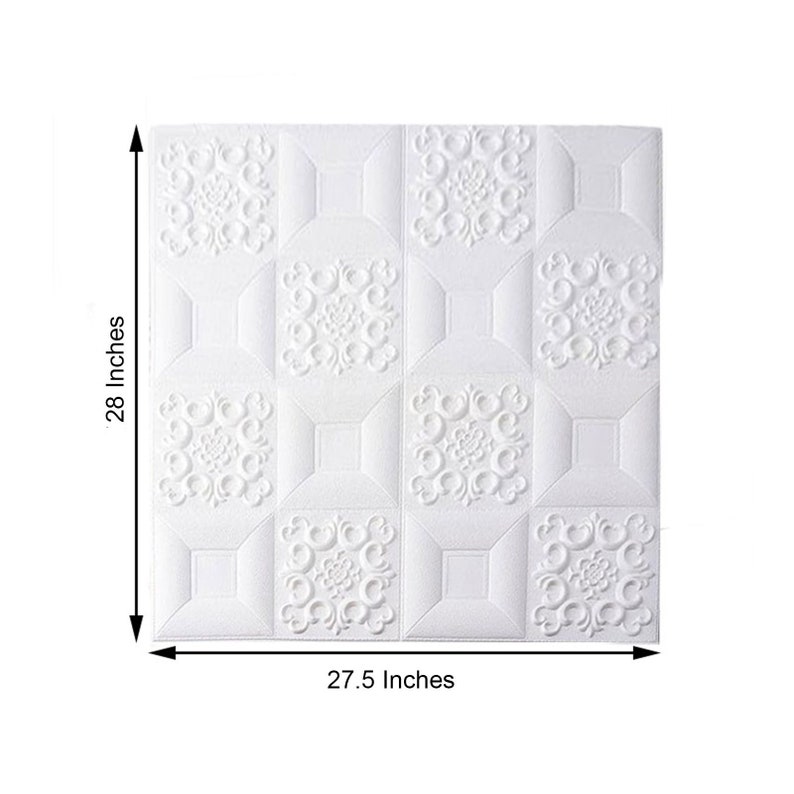 10 Pack 3D Wall Panels Self Adhesive Decorative Wall Tiles - Etsy