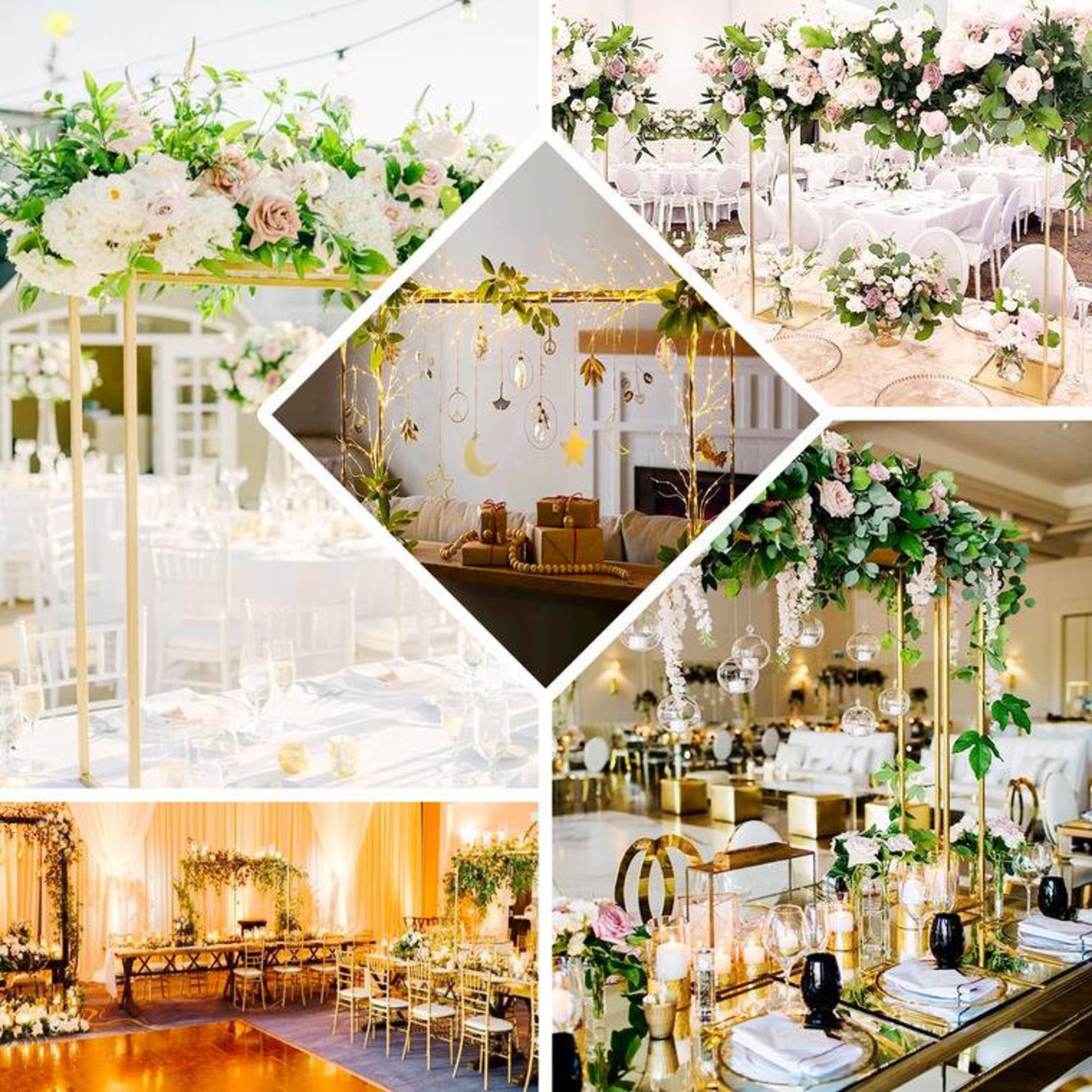 48 Adjustable Over the Table Stand Square Metal Arch | Etsy