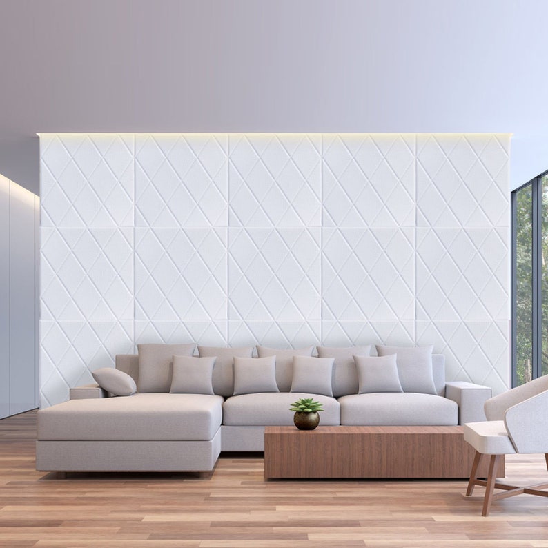 10 Pack | 3D Wall Panels, Self Adhesive Decorative Wall Tiles, Peel and ...