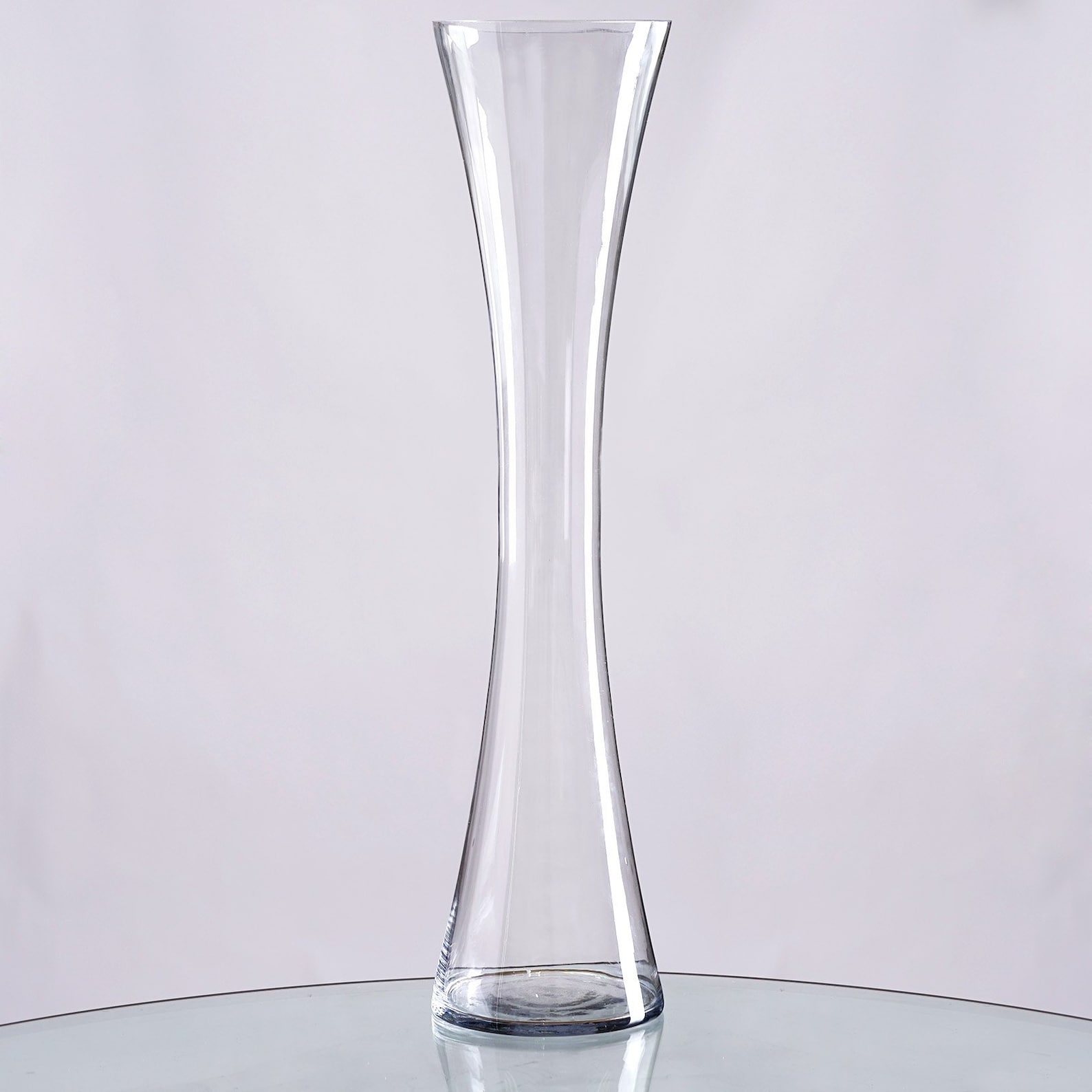 Set of 6 2 Ft Clear Glass Vase Flower Vase Hour Glass - Etsy