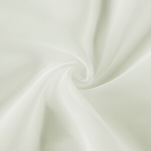 5ftx14ft Premium Ivory Chiffon Curtain Panel Backdrop With Rod Pocket ...