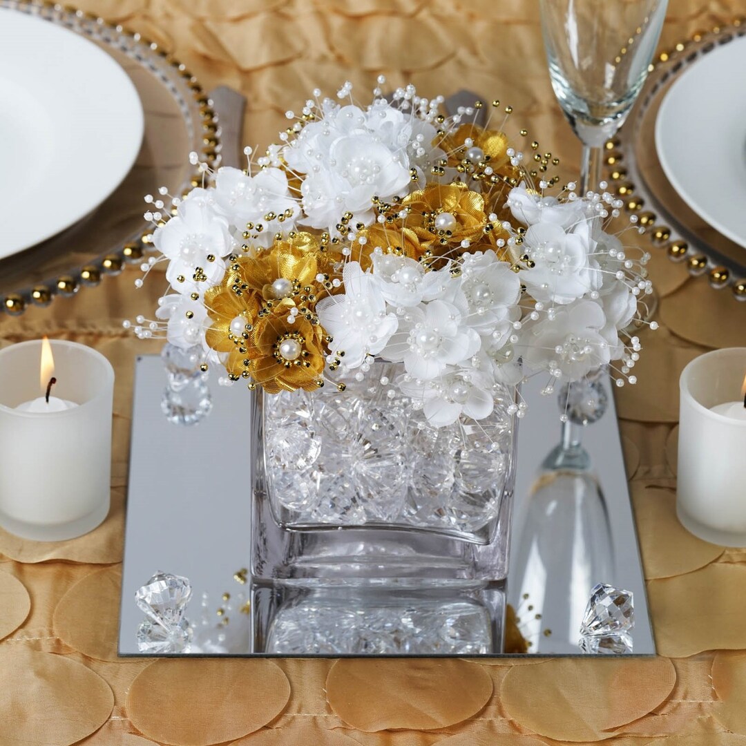 Set of 6 | 8" Square Glass Mirrors, Decorative Mirrors, Square Mirrors ...
