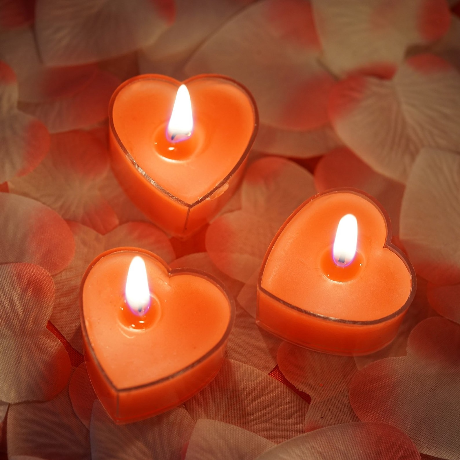 12 Pack Red Heart Candles Love Tealight Candles Small - Etsy