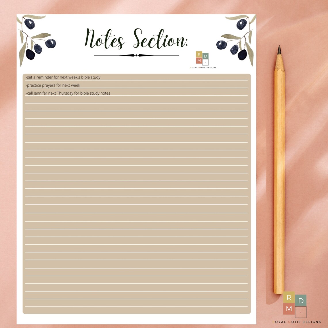 Family Bible Study Planner Printable, Digital Download, Journaling ...