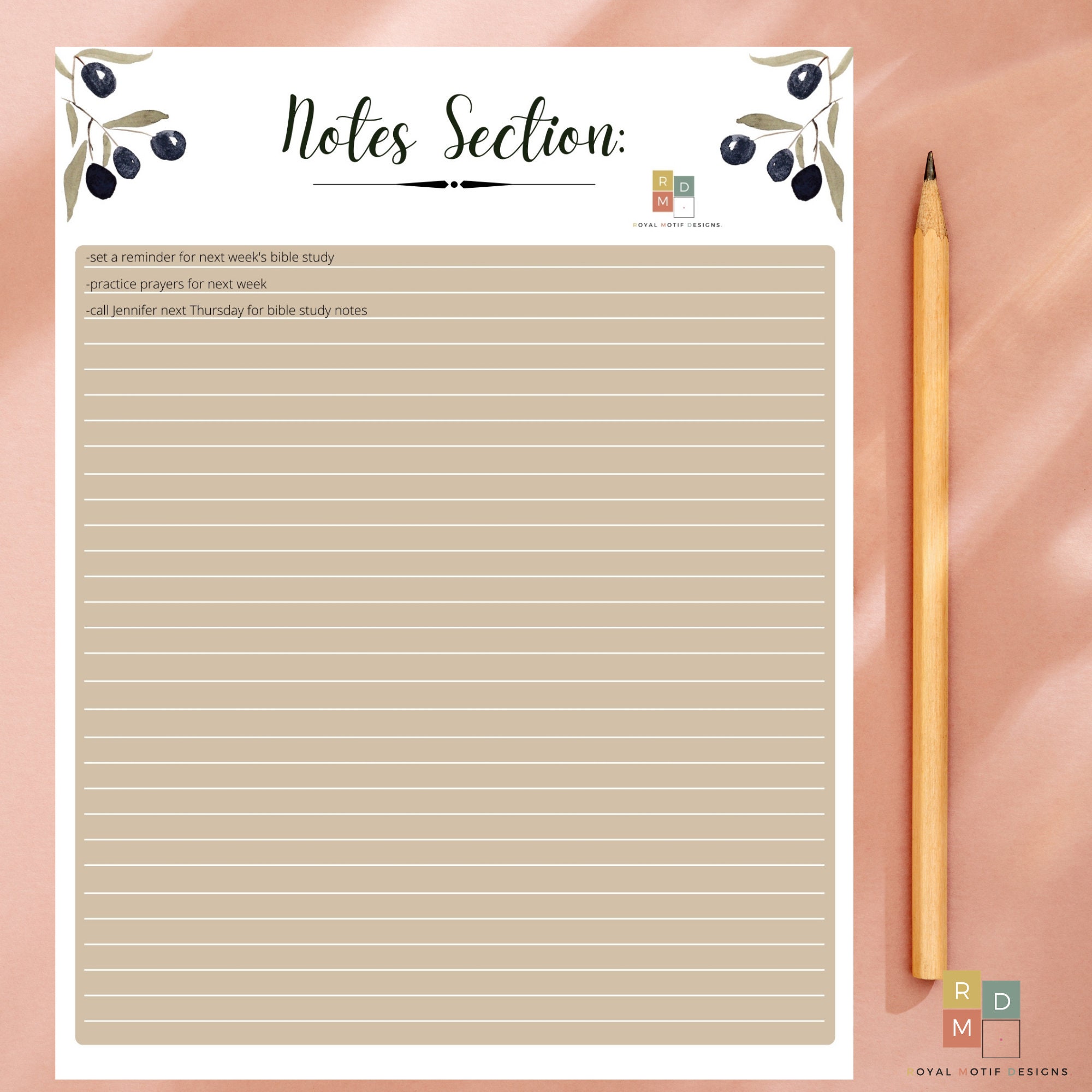 Family Bible Study Planner Printable, Digital Download, Journaling ...