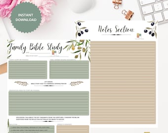 Bible Planner Printable Digital Download Journal Template | Etsy