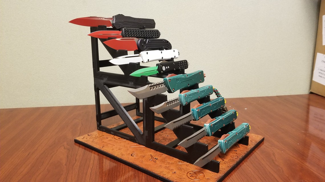 10 Knife Display Stand - Etsy
