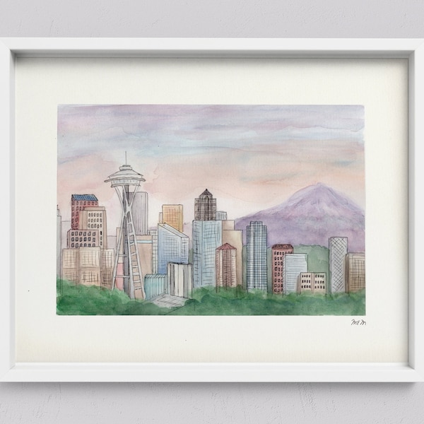 Seattle Artwork - Etsy