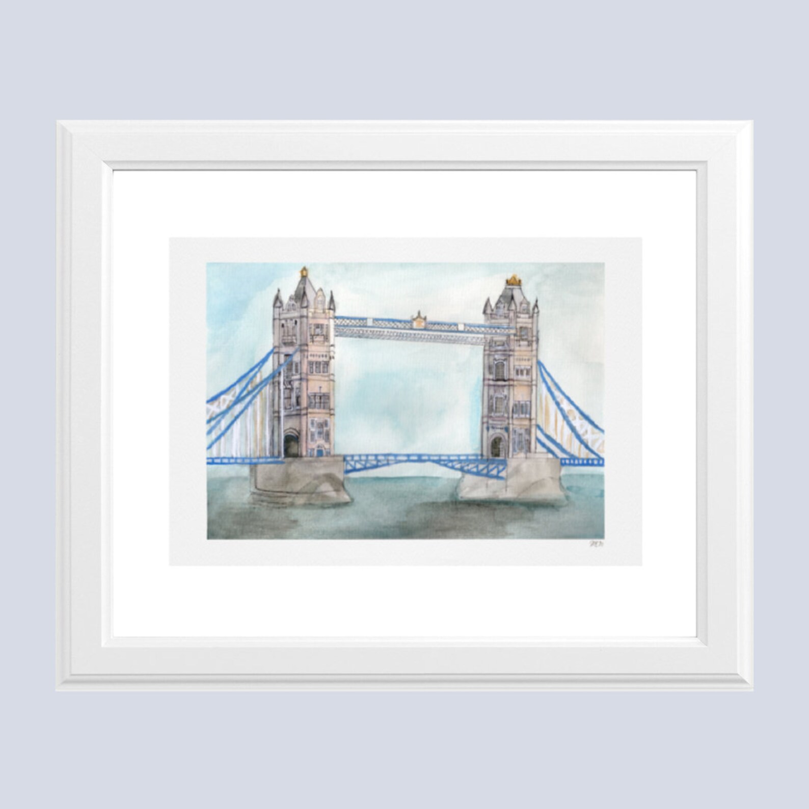 London Tower Bridge Print - Etsy