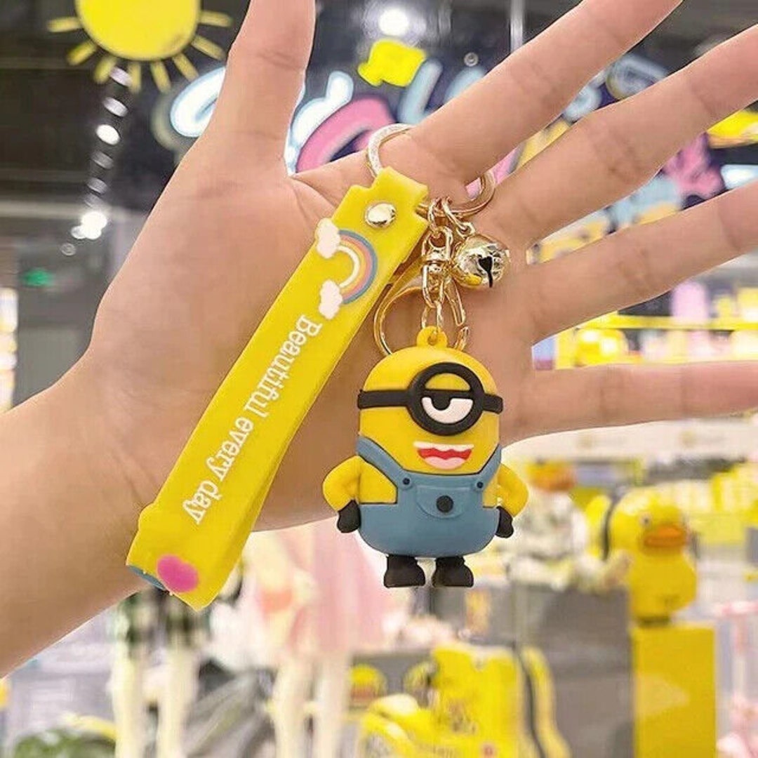 Minions Character Keyring Blue - Etsy
