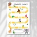 Printable Reward Chart Jungle Edition, Reward Chart, Children's Reward ...