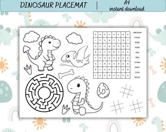 Printable Summer Activity Placemat for Kids – A4 Colouring Page | Maze ...
