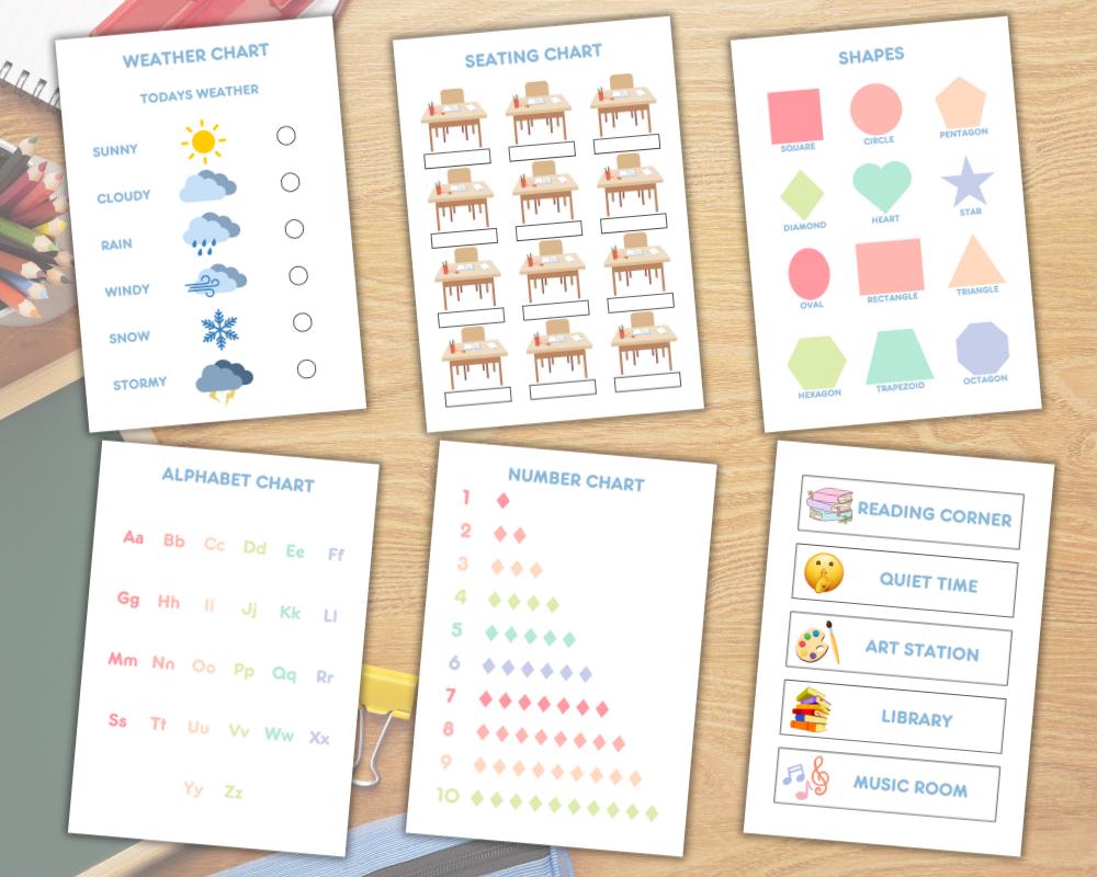 Teacher Pretend Play Set: 30-page Classroom Roleplay Kit (A4 Printable ...
