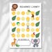 Printable Reward Chart Jungle Edition, Reward Chart, Children's Reward ...