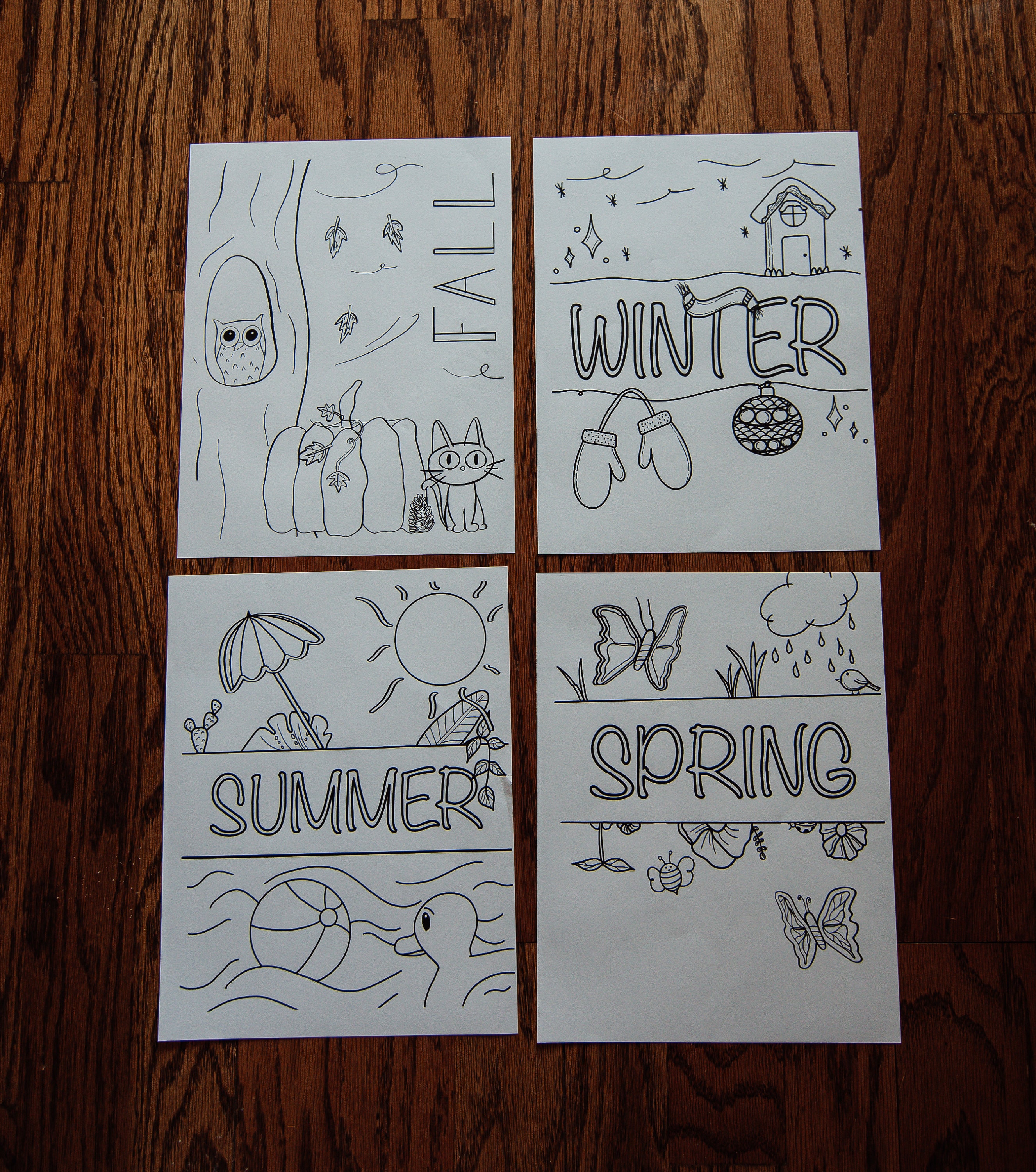 Learning Printables Learning Seasons - Etsy