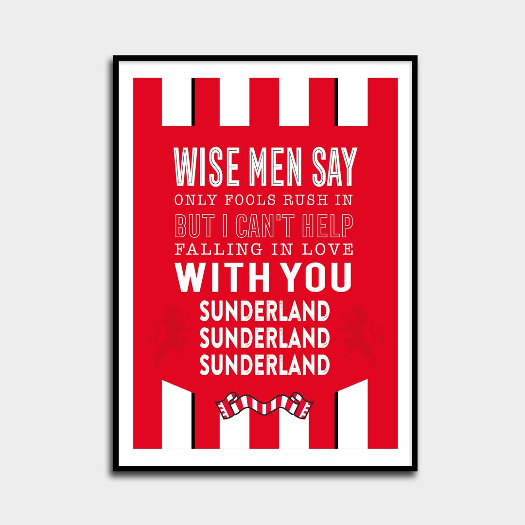 Wise Men Say Wall Art Typography Print A4 Gift - Etsy