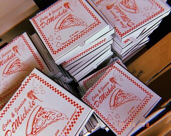 Custom Wedding Pizza Boxes - Etsy