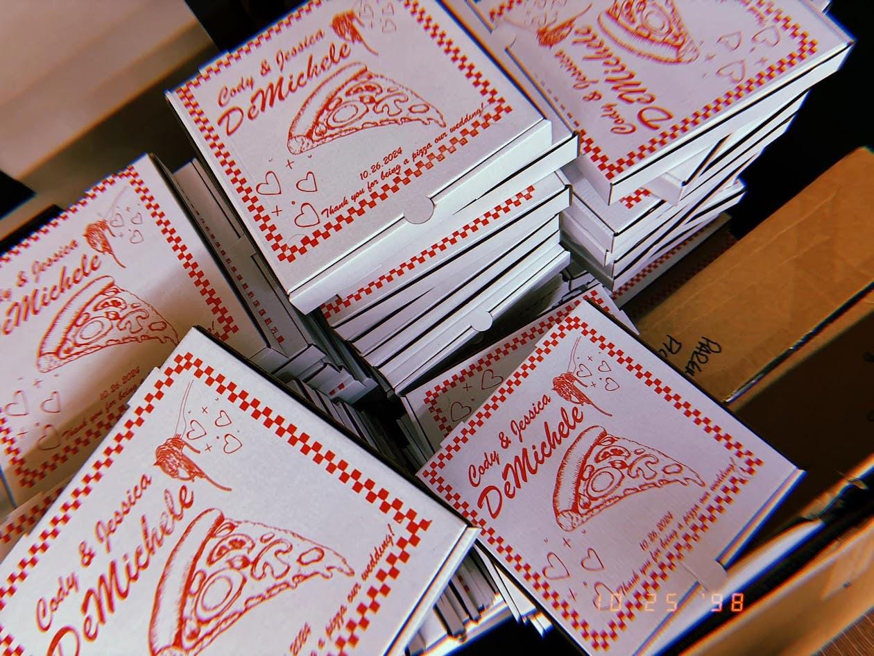 Pizza Box Design Template - Etsy