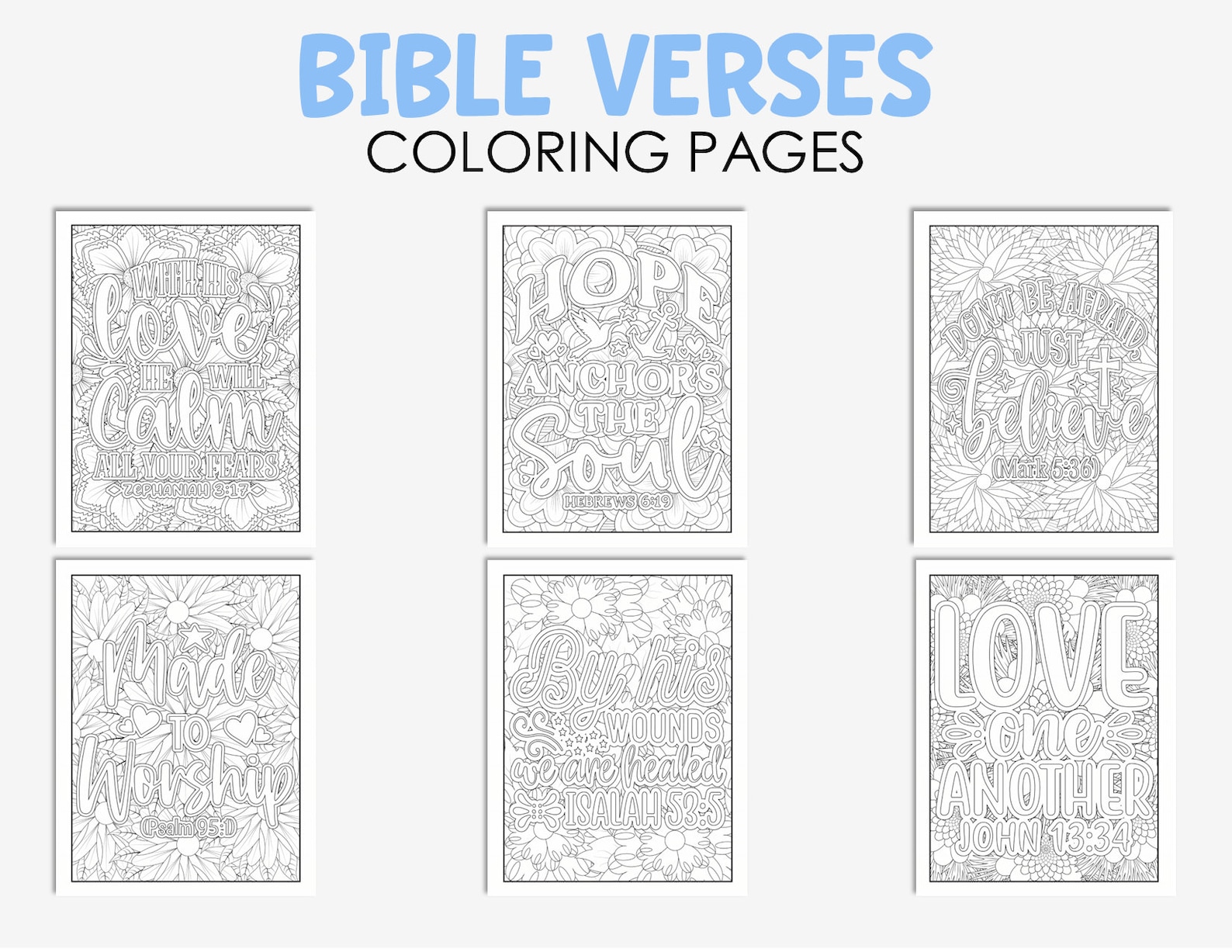 40 Printable Coloring Pages of Bible Verses - Inspirational Scripture ...