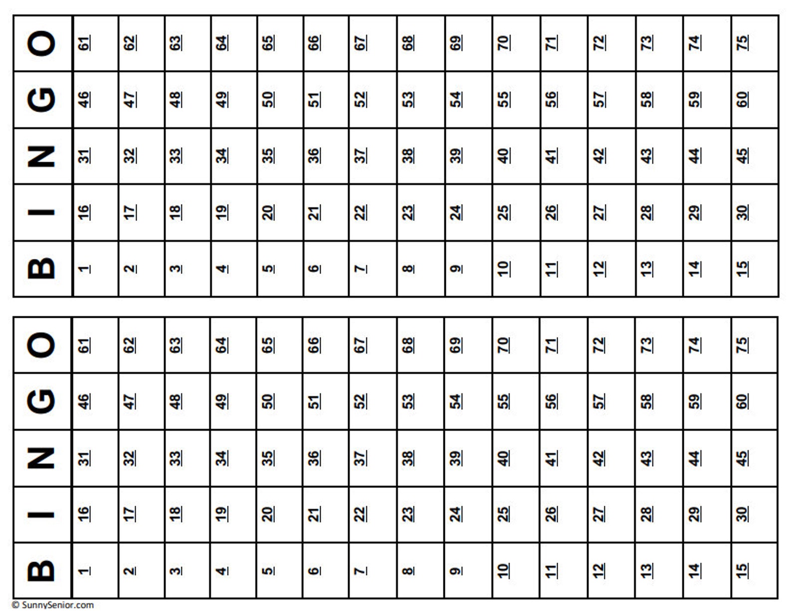 Celebrate 70 With These Birthday Bingo Cards - 1000 Printable Pack - Etsy