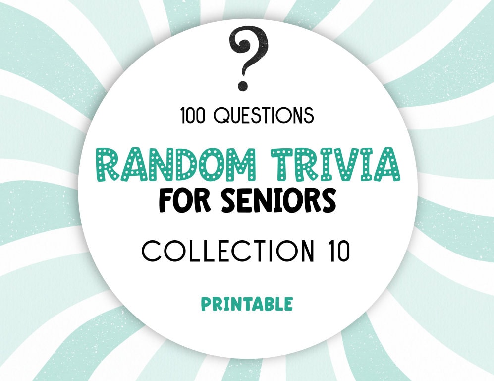 Printable Trivia for Senior Living: Keep Your Brain Sharp - Etsy