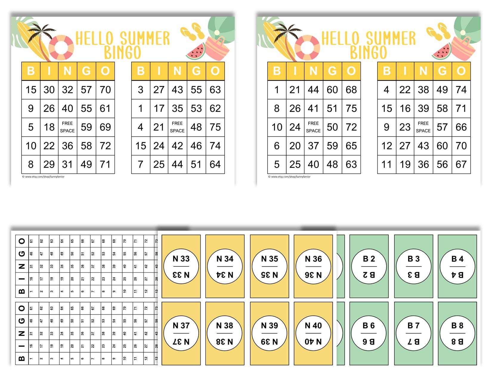 Printable Summer Activity Game Bundle for Cognitive Engagement | Fun ...