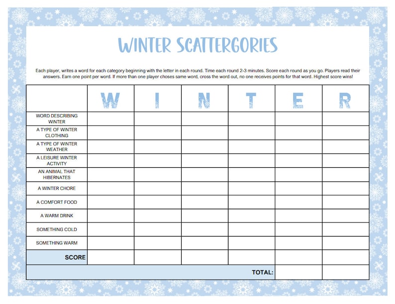 Winter Warm-up: A Printable Activity Bundle for Seniors - Etsy