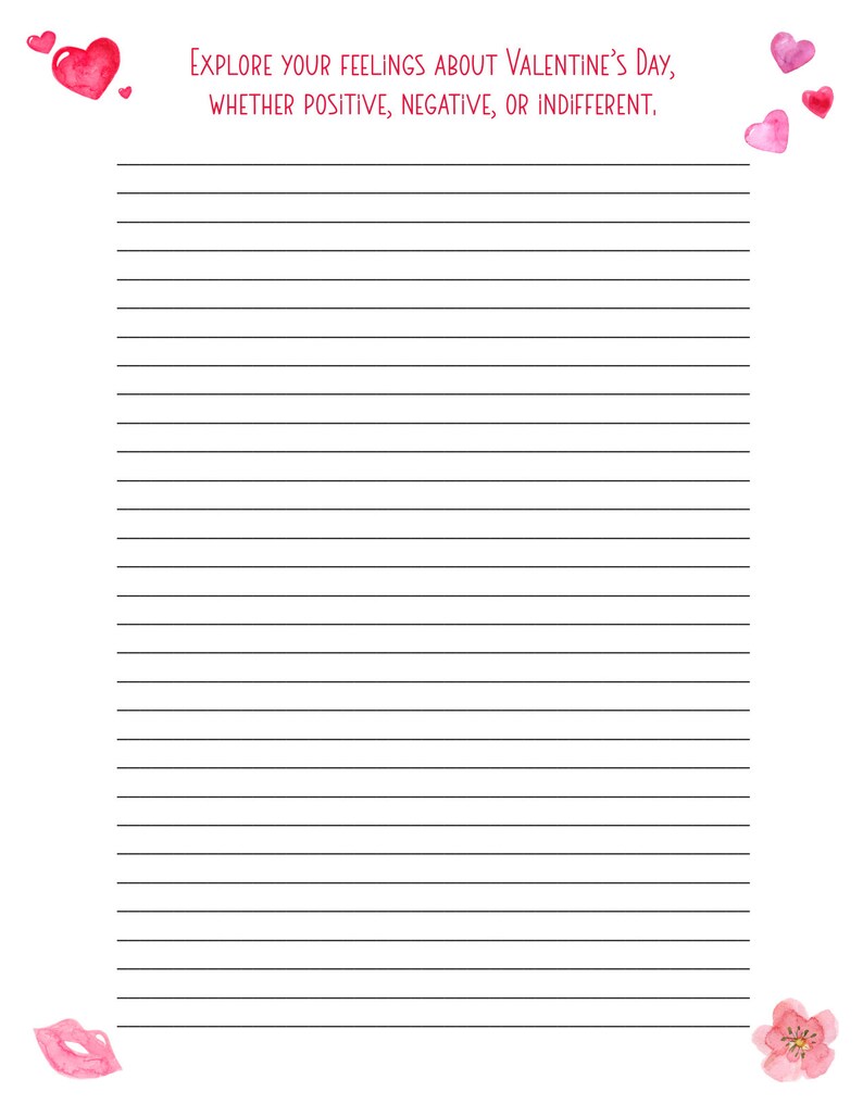 February Bliss: Guided Printable Journal With Daily Prompts - Etsy