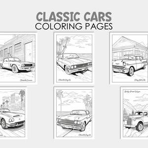 39 Printable Classic Car Coloring Pages - Vintage Vehicles for Creative ...
