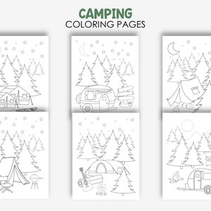 Printable Camping Coloring Pages - Fun for Nature Lovers of All Ages ...