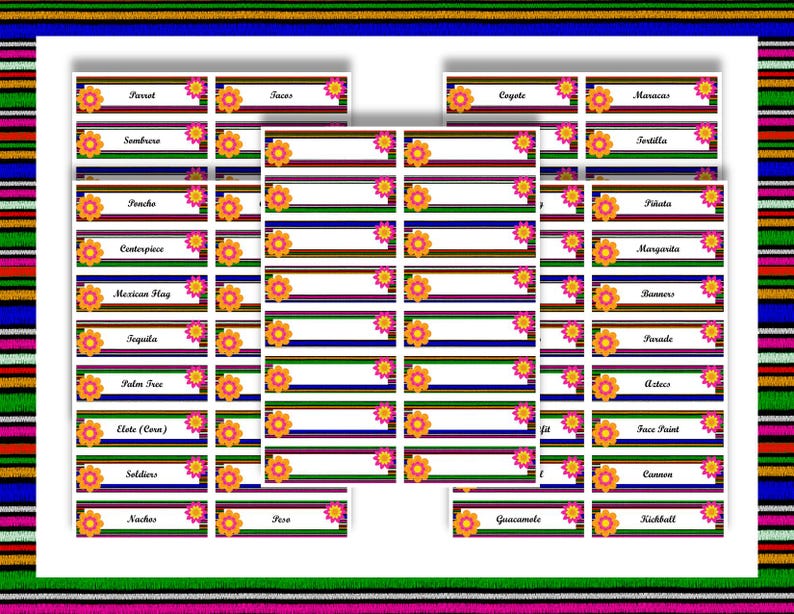 Printable Cinco De Mayo Pictionary Game – Fun Fiesta Drawing Game for ...