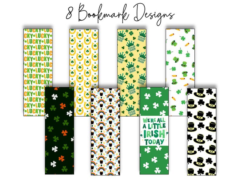 Printable St. Patrick’s Day Bookmarks | Fun & Festive Bookmarks for ...