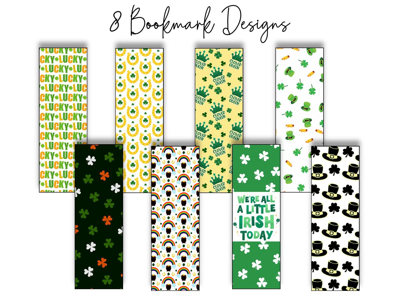 Printable St. Patrick’s Day Bookmarks | Fun & Festive Bookmarks for ...