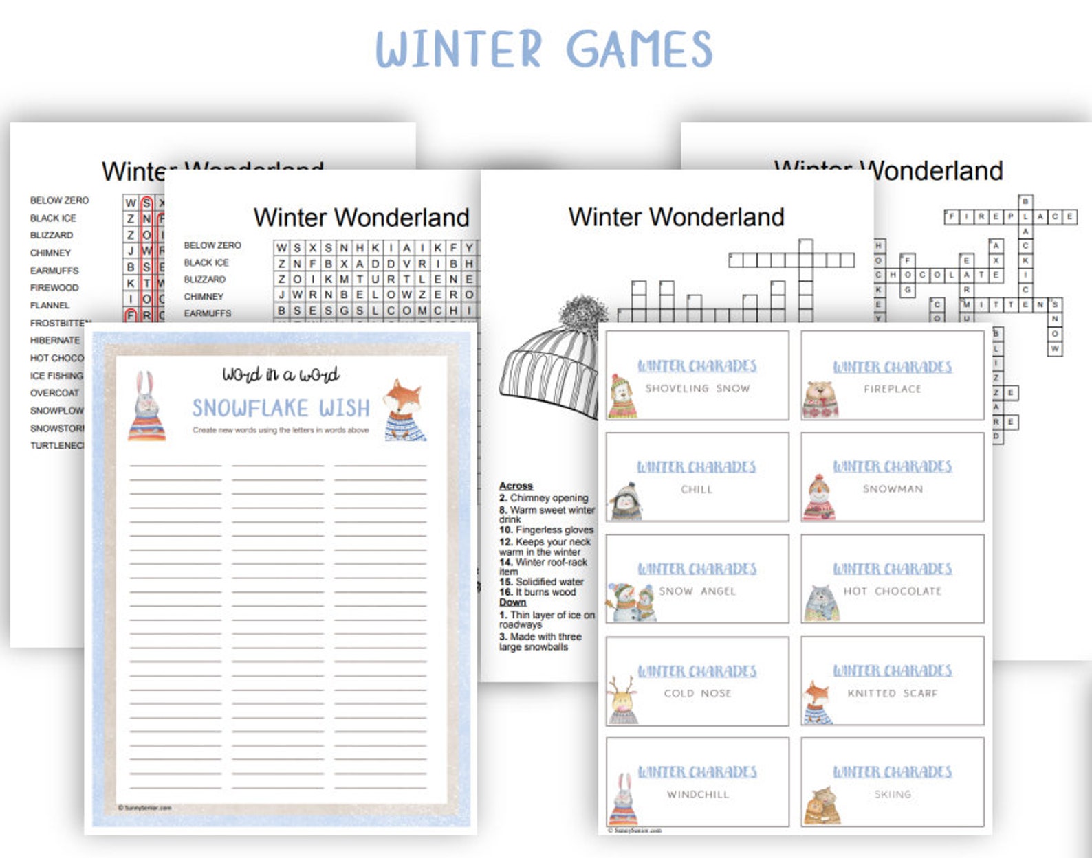Add Some Winter Fun to Your Celebration With Printable Party Games! - Etsy