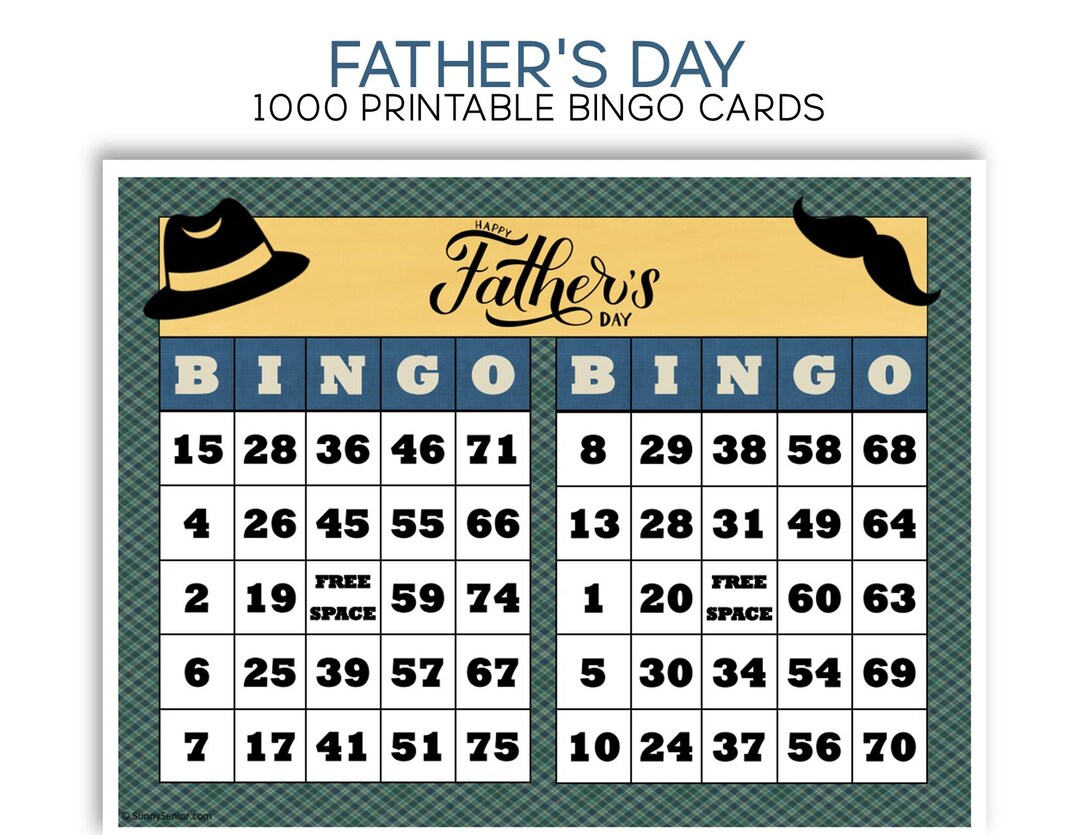 Printable Father's Day Bingo Cards - A Fun and Entertaining Game for ...