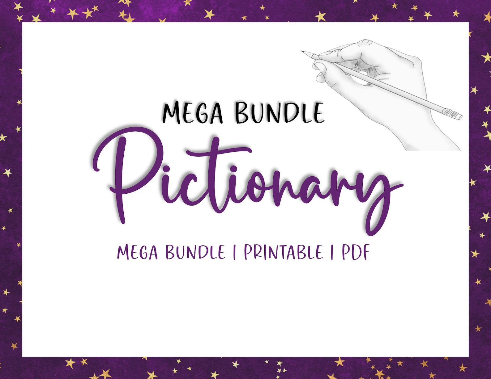 Printable Pictionary: the Ultimate Drawing Game for Seniors, Adults and ...