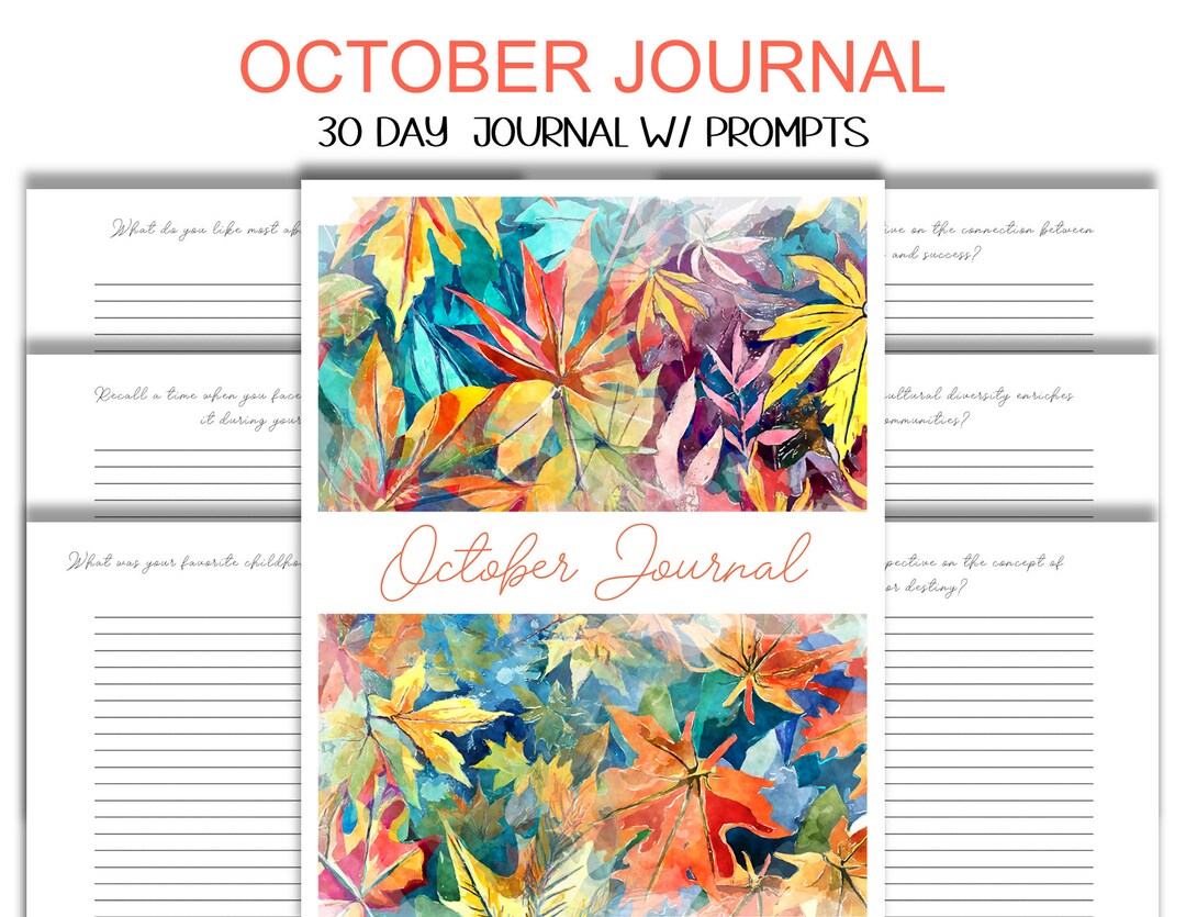 30-day October Journal: Embrace Gratitude and Embody Fall's Magic With ...