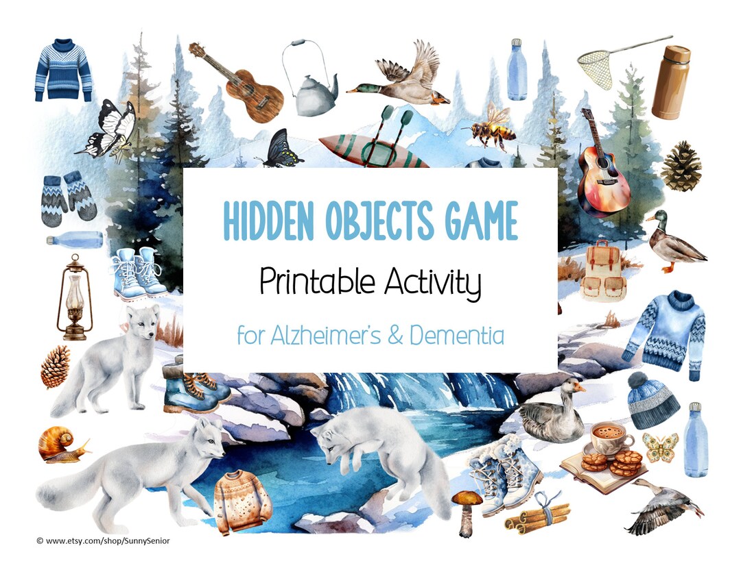 Forest Adventure: Printable Hidden Objects Games for Cognitive ...