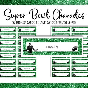 Super Bowl Charades: the Laugh-out-loud Party Game - Etsy
