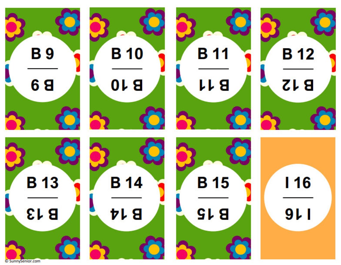 Cinco De Mayo Bingo Card Pack 1000 Festive Printable Cards - Etsy