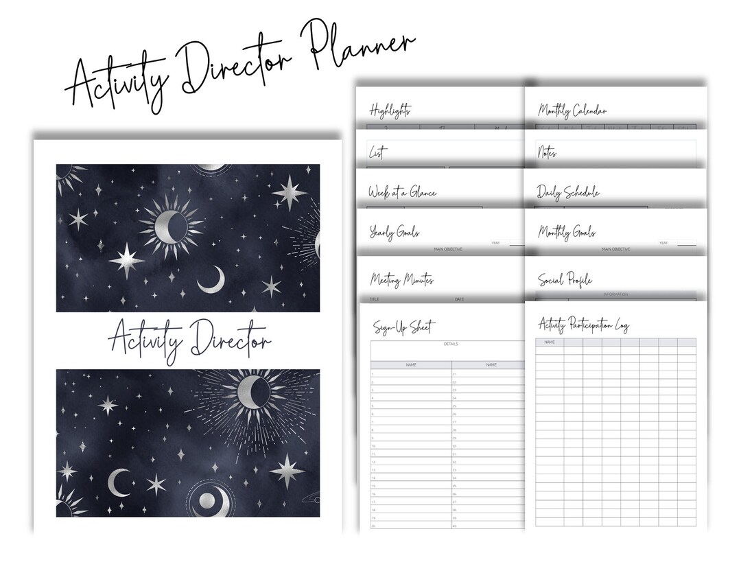 Activity Director Planner: Streamline and Enhance Engagement for ...
