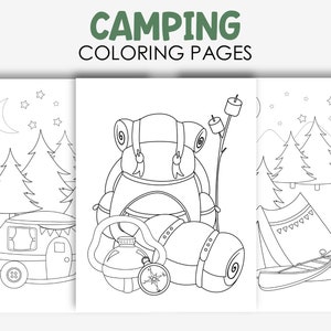 Printable Camping Coloring Pages - Fun for Nature Lovers of All Ages ...