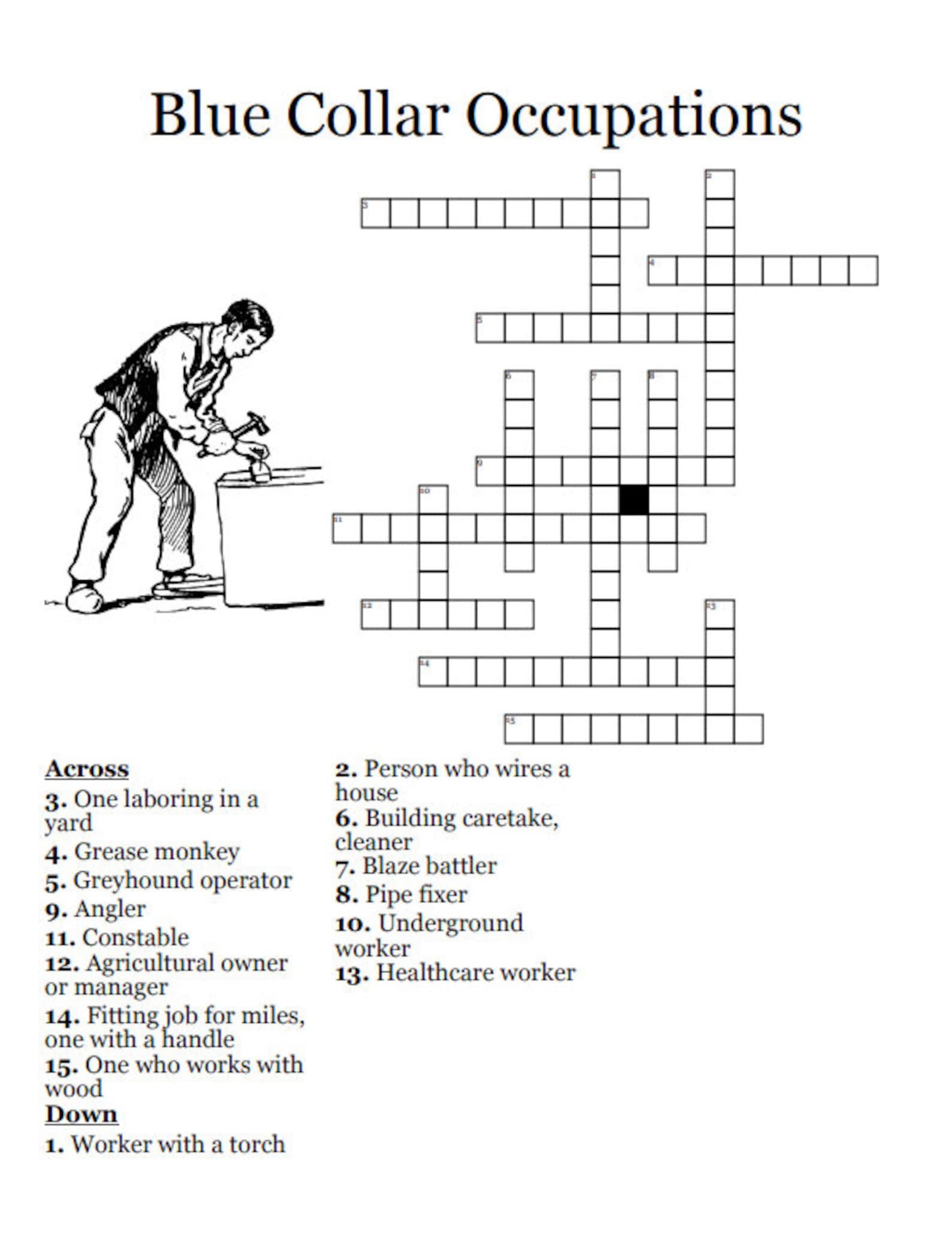 Cognitive Support Crossword Puzzles for Dementia: Fun Brain Exercise ...