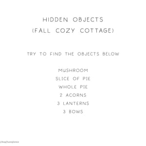 4 Fall Printable Hidden Objects Game: Mental Exercise for Dementia - Etsy